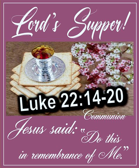 Scripture For Today 5 5 24 Sunday Lords Supper Jesus Our Blessed Hope