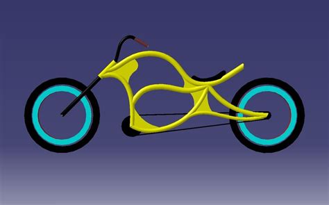 Chopper Bicycle Frames Designs