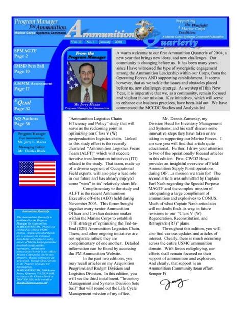 Vol 10 No 1 Marine Corps Systems Command