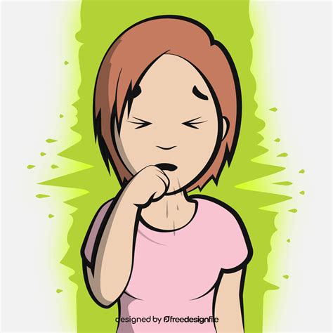 Coughing Cartoon Girl