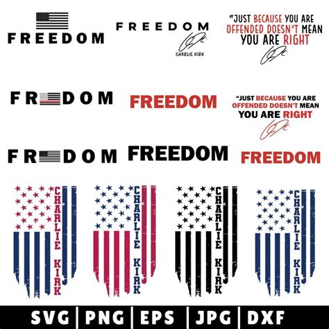 Charlie Kirk Signature Svg Etsy