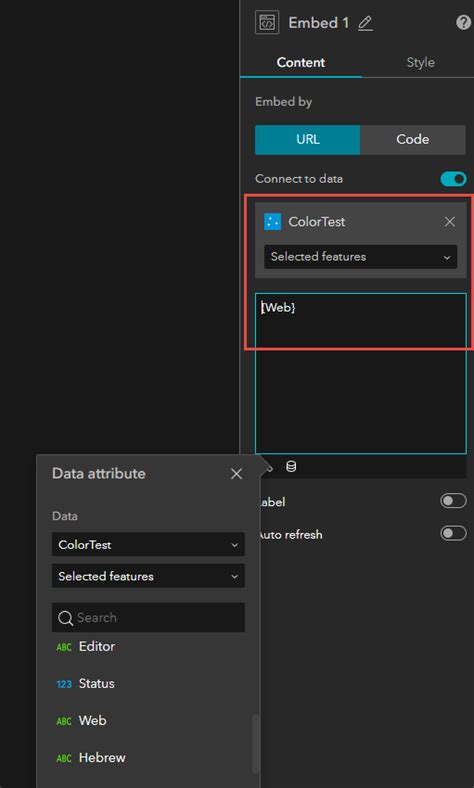 Solved How To Embed A Html Page On An Info Widget Or Lis Esri