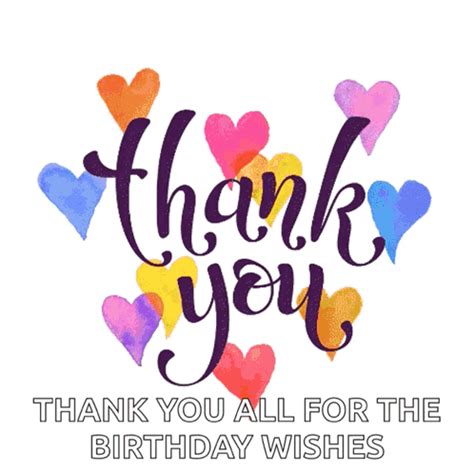Thank You For The Birthday Wishes S