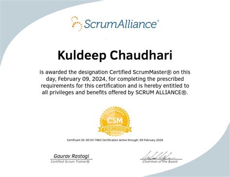 Kuldeep Chaudhari On Linkedin Scrummaster Certification Tietoevry