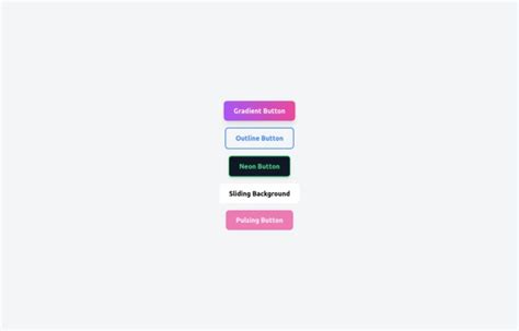 5 Different Style Of Button Tailwind Css Example