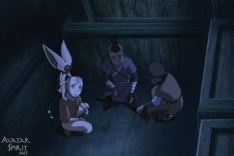 Avatar Aang Katara Momo And Sokka Realizing Something Avatar The