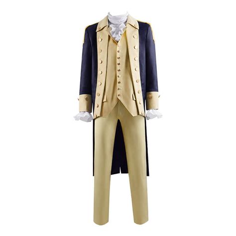 Historical Figure George Washington Cosplay Costume Adult Colonial Cos