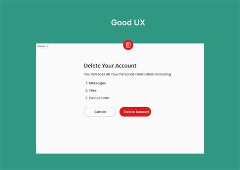 Good Ux And Bad Ux Example Behance