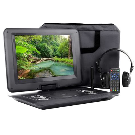 Trexonic 14 1 Inch Portable Tv Dvd Player With Swivel Tft Lcd Screen