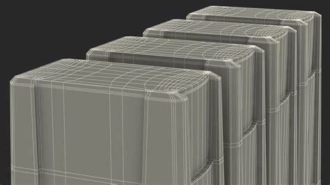 Modular Recycling Bins Set 3d Model 24 3ds Blend C4d Fbx Max