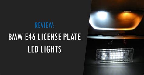 Bmw E46 Led License Plate Light Replacement Bimmerly Bmw Guides