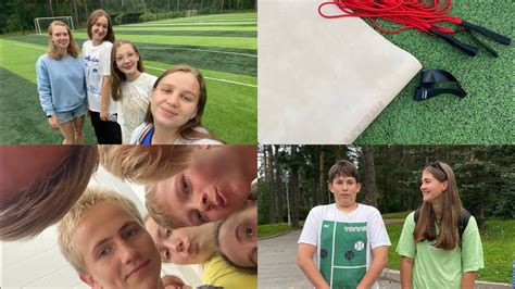 Летние сборы с детьми часть 2| мой день рождения, учусь делать колесо ...