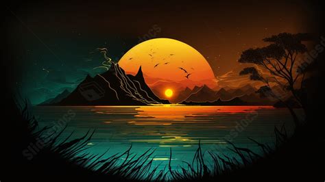 산암 Ppt 배경 이미지 무료 다운로드 Slidesdocs