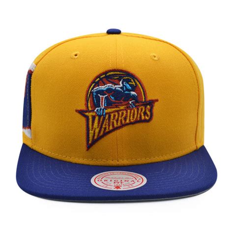 Golden State Warriors Mitchell And Ness Jumbotron Snapback Hat Goldna