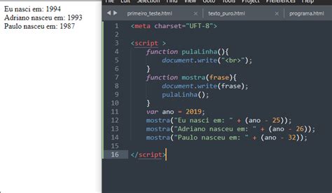 Dúvida Tag Quebrando E Pulando Linha Após Ser Inserida Em Função Javascript E Html