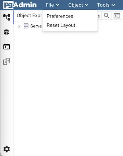 Preferences Dialog — Pgadmin 4 93 Documentation