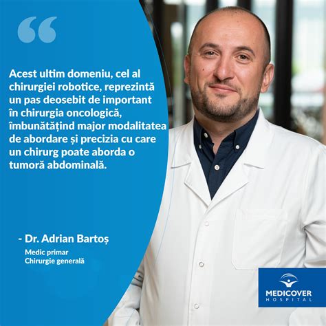 Chirurgia Robotica Interviu Cu Dr Adrian Bartos Spitalul Medicover Cluj