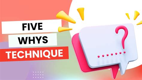 5 Whys Problem Solving Technique How To Solve Problems Effectively And Quickly Youtube