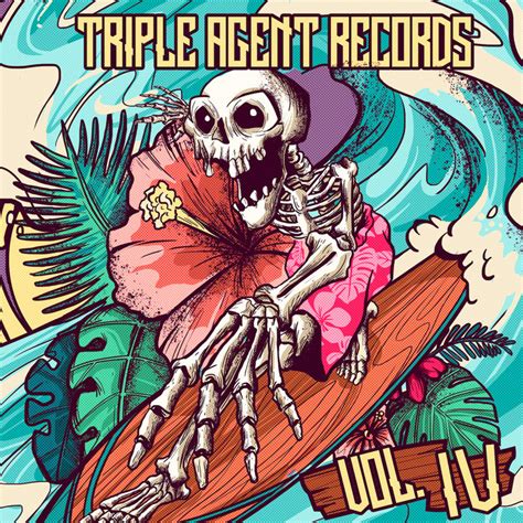 The Dustaphonics Showman Twang Tiki Gods Triple Agent Records
