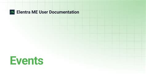 events elentra me user documentation