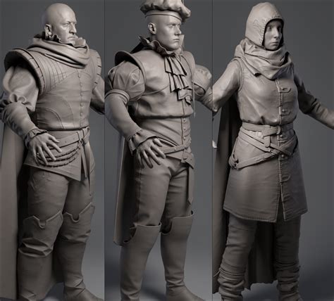 Evgenii Mihai Several High Poly Models