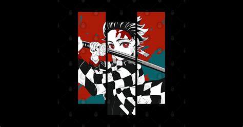 Striking Tanjiro Kamado Sword Stance Demon Slayer Tanjiro Kamado Sticker Teepublic