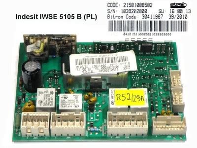 INDESIT IWSE 5105 B (PL) - Moduł sterujący Bitron - 6706956737 ...