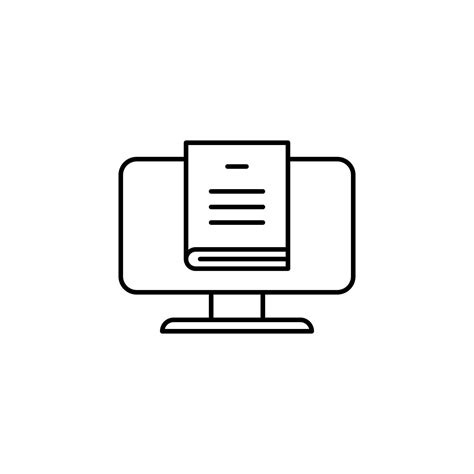 Book Dictionary Computer Vector Icon 22763643 Vector Art At Vecteezy