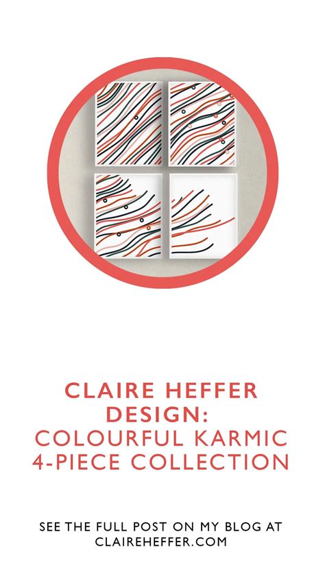 Claire Heffer Design Colourful Karmic 4 Piece Collection — Claire Heffer Design