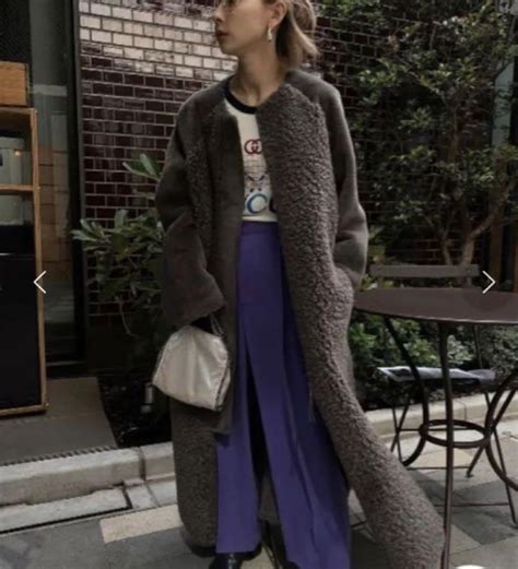 Ameri Vintage Reversible Twin Boa Coat By メルカリ Ameri Vintage Reversible Twin Boa Coat By メルカリ