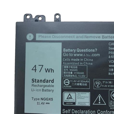 114v 47wh Nggx5 Original Nggx5 Laptop Battery For Grandado