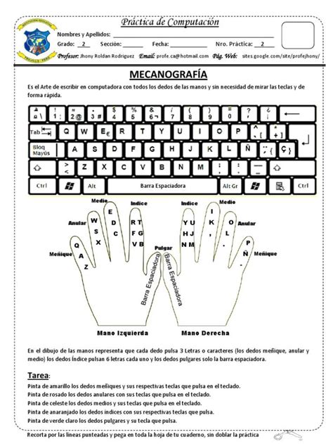 word computación exercise profesor de informática computacion
