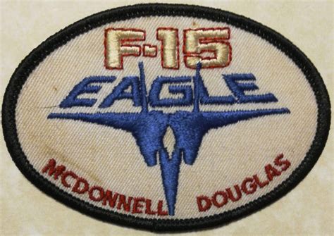 F 15 Eagle Mcdonnell Douglas Air Force Patch Rolyat Military Collectibles