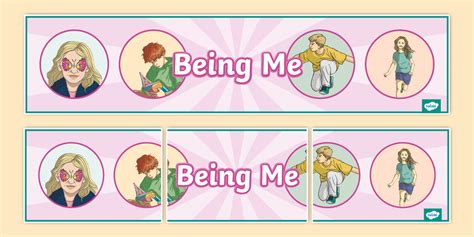 Ks2 Being Me Display Banner Twinkl Display Twinkl