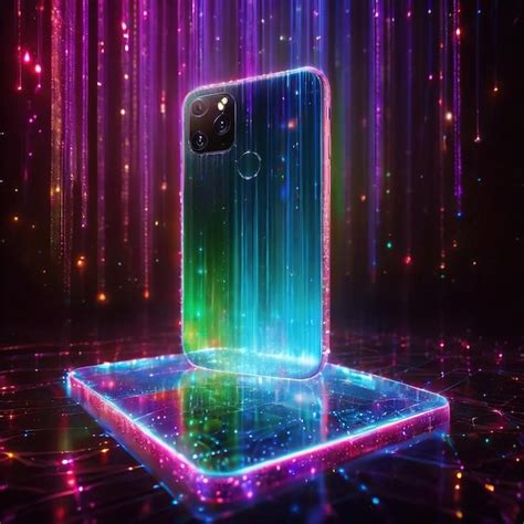 Smartphone Digital Representation Of Information Technology Mobile Communication Device