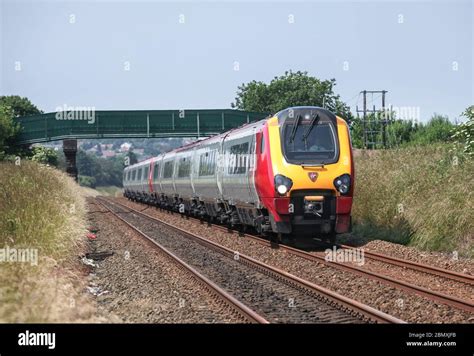 Virgin Trains Class 221 Voyager Trains 221114 221103 Passing Lostock