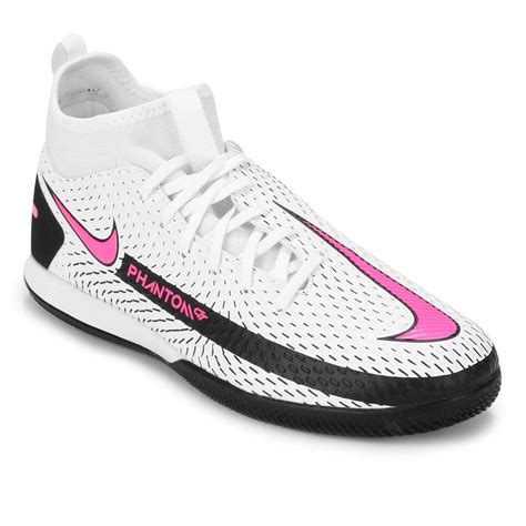 Chuteira Futsal Juvenil Nike Phantom Academy Df Branco E Preto Netshoes