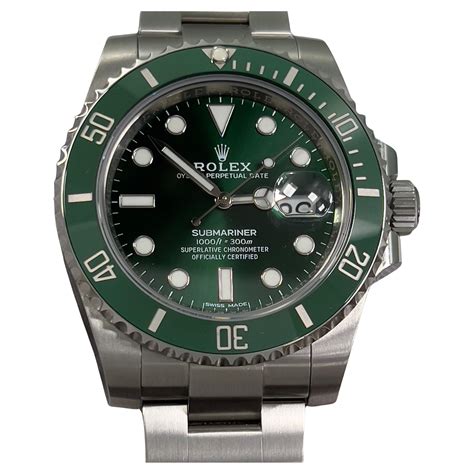 Rolex Submariner Hulk Green Ceramic 116610lv 40mm Stainless Steel Box