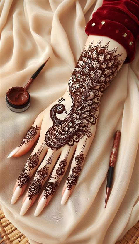 50 Peacock Mehndi Design Best And Top Categories In Peacock Style