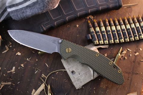 Hinderer Knives Xm 24 Spanto 4 Framelock Flipper Red G 10 And Working