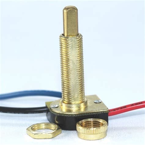 Push Button Brass Light Switch At Ethan Sines Blog