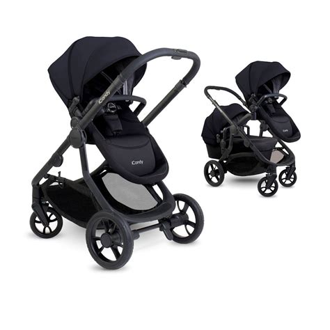 Icandy Orange 4 Stroller And Bassinet Complete Bundle Black Edition