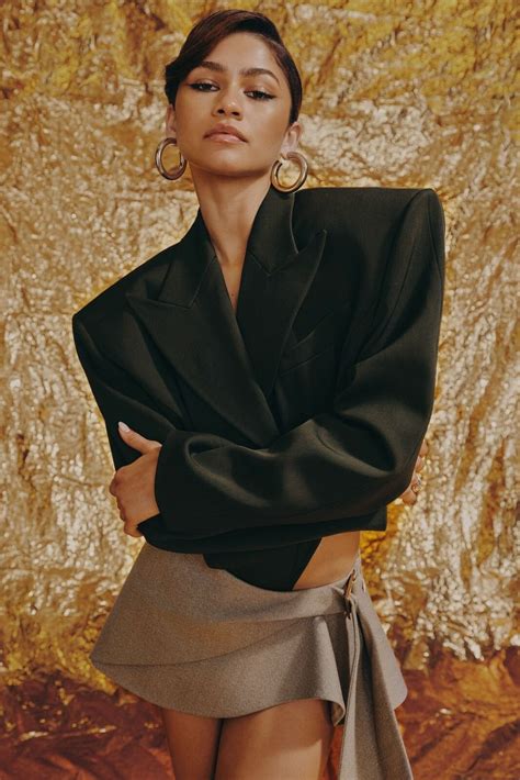 Zendaya Coleman In Short Skirt