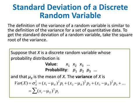 Discrete And Continuous Random Variables Pptx
