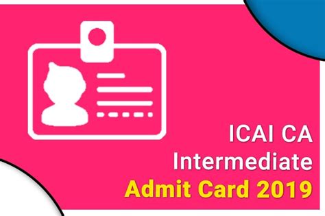 How To Download Ca Intermediateipcc Admit Card November 2019 By Ranjeet Rao Medium