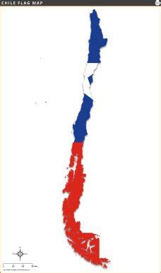 Blank Outline Map Of Chile With County Boundaries