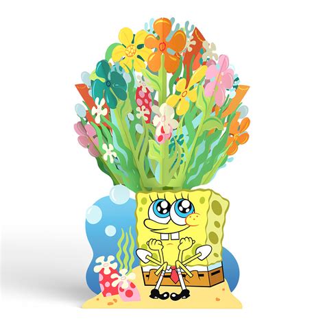 Spongebob Squarepants Flower Buds Bouquet Lovepop