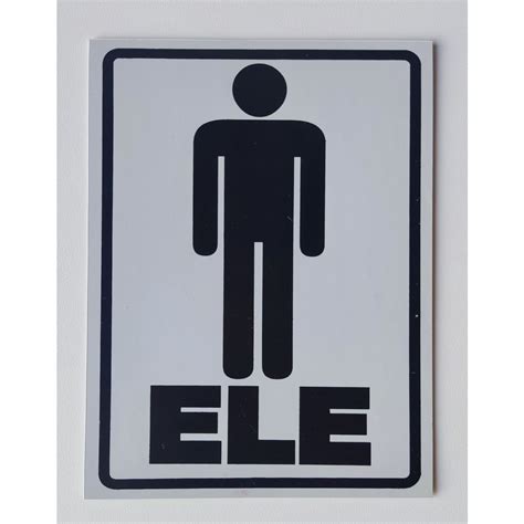 Placa Indicativa Ele Shopee Brasil