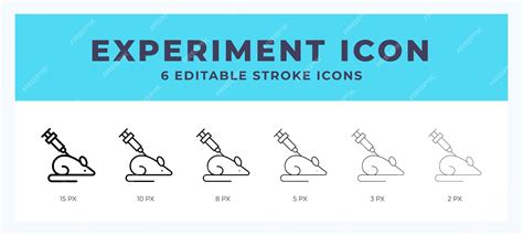 Premium Vector Experiment Icons Set Different Style Of Icons Simple