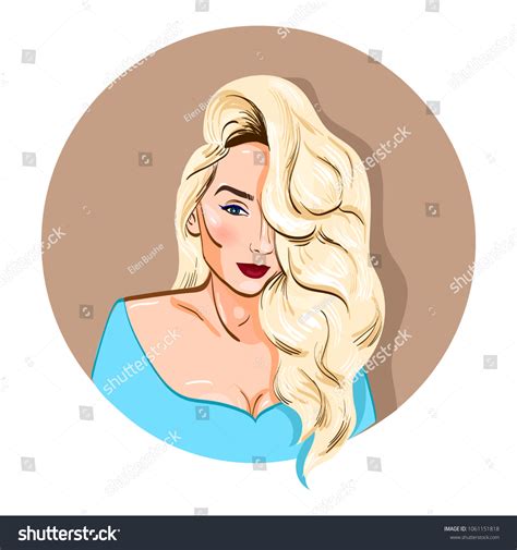Fashion Girl Cute Lady Vector Beauty Stock Vector Royalty Free 1061151818 Shutterstock